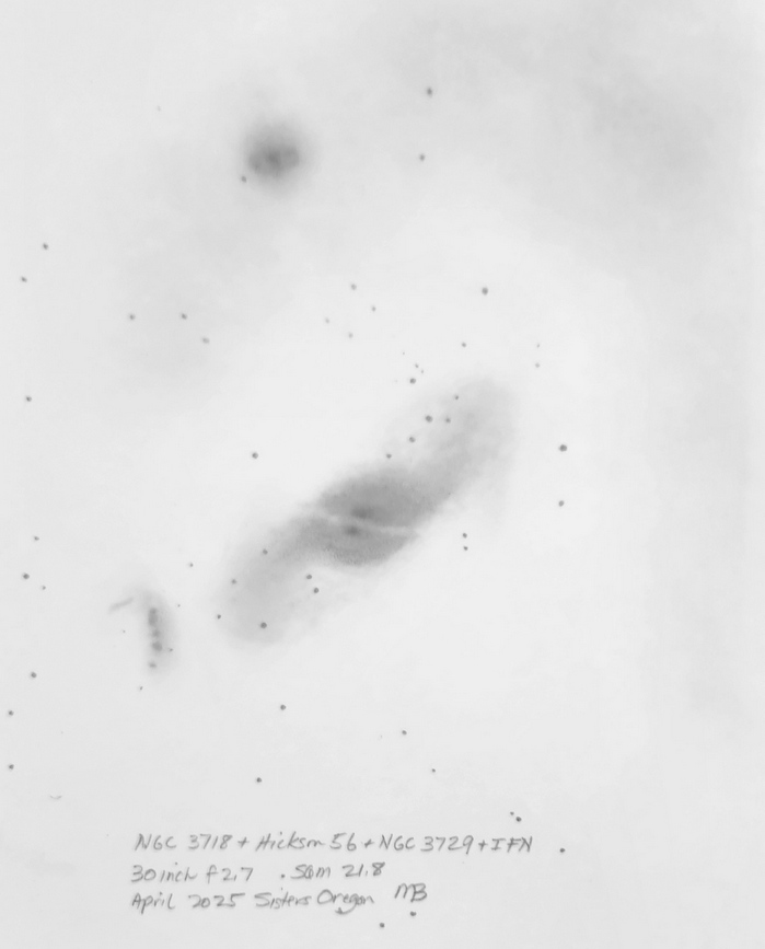 SQM 21.8 - Messier 81 and Hickson 56 - Sketching - Cloudy Nights